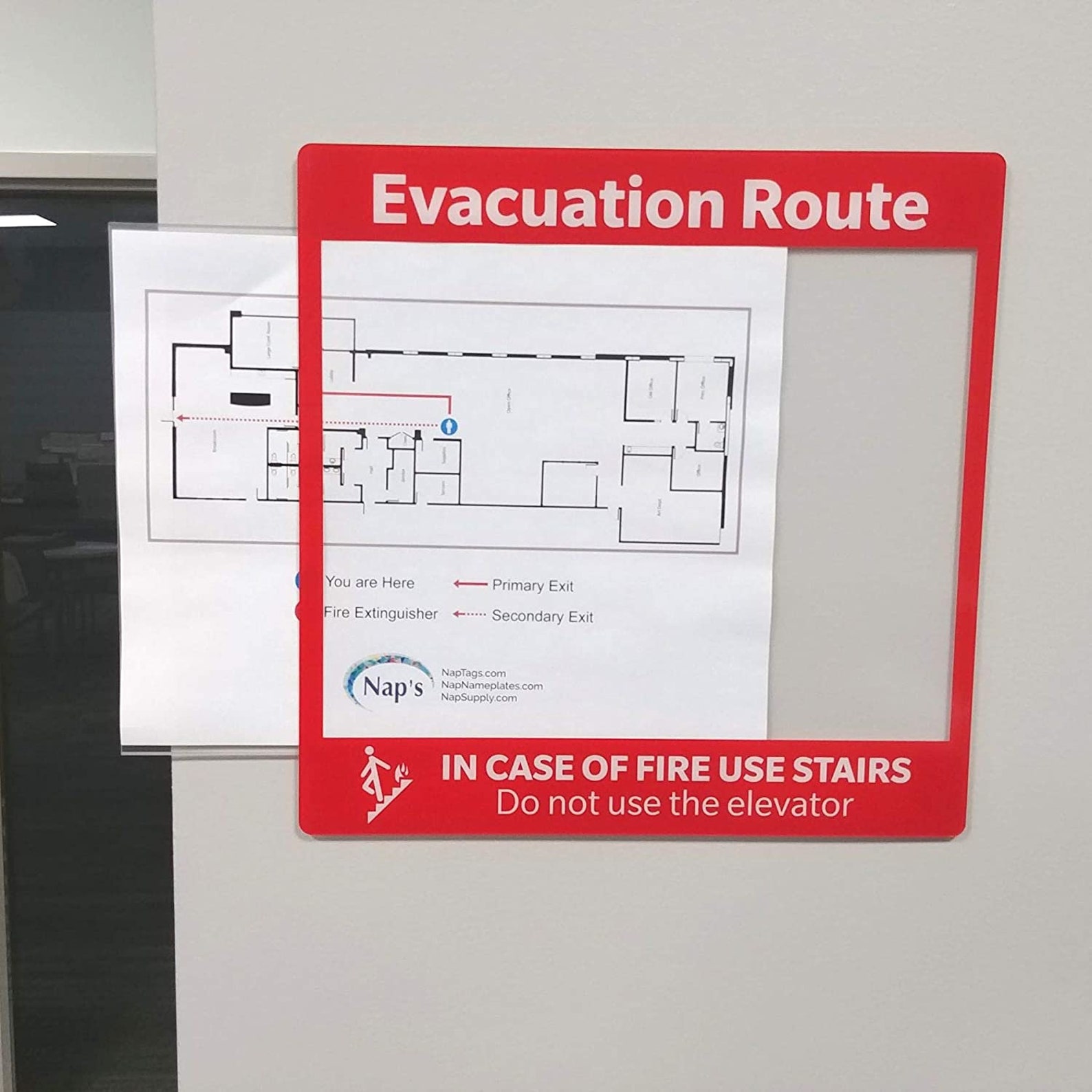 Evacuation Route Map Holder - Etsy