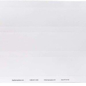 Perforated Paper Nameplate Inserts: Office Sign Paper (pack of 20) - Etsy