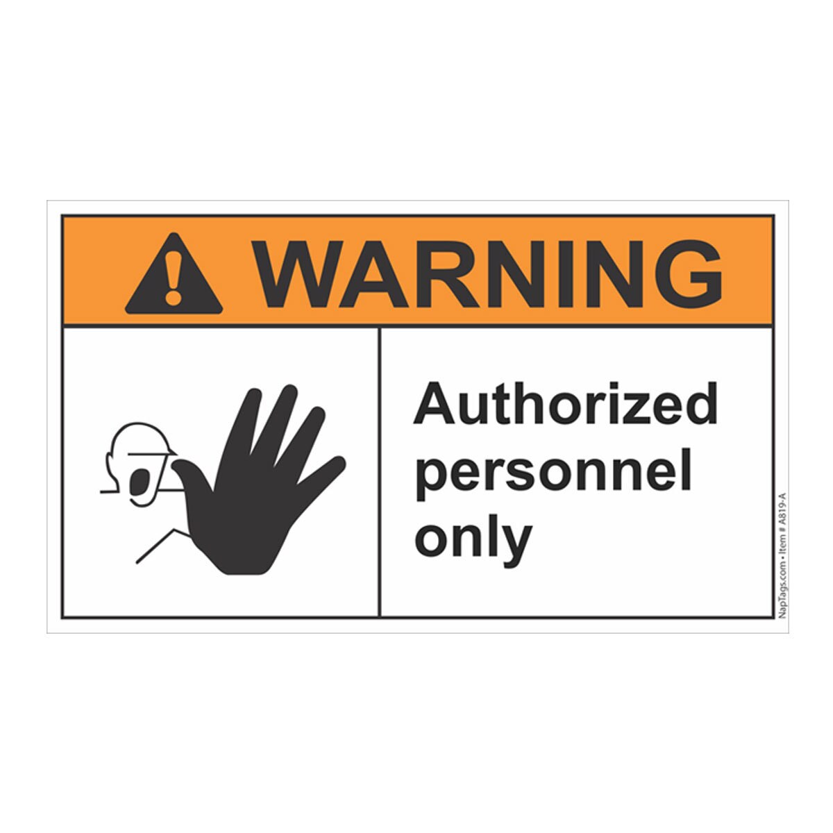 Vinyl Safety Decal Signs 5-packs - Etsy