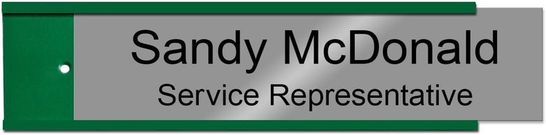 Name Plate Holders - Bright Colors - 8 X 2 - Etsy