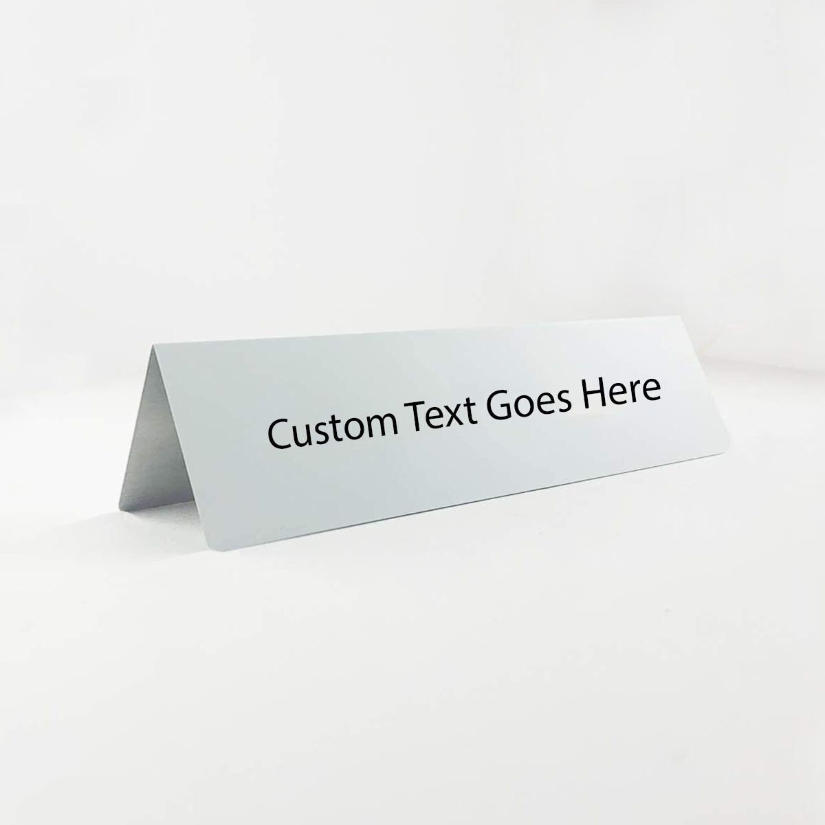 Custom 8 X 2 Aluminum Office Desk Nameplate Sign 5 Pack - Etsy