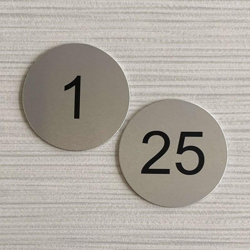 Number Tags - Etsy