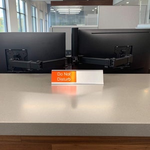 Slider Desktop Sign, Do Not Disturb/available - Etsy