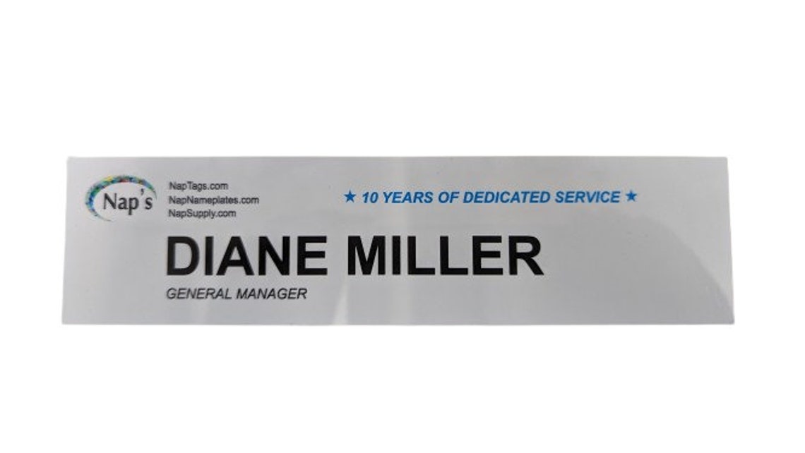 Blank Sublimation and UV Name Plates, 10 Pack - Etsy