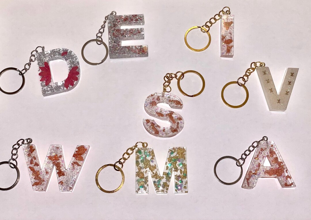 Resin Key Rings - Etsy