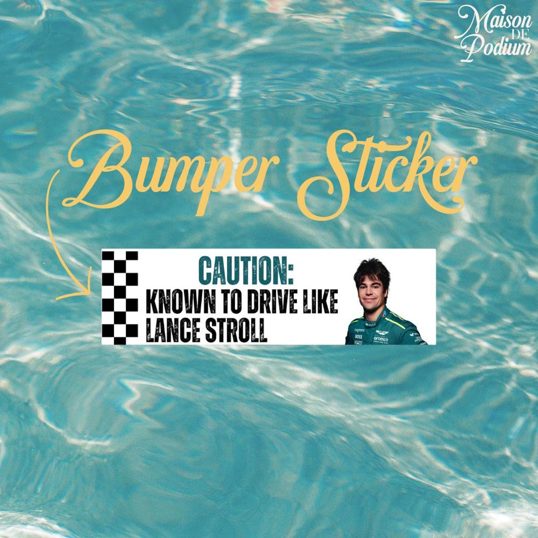 Funny Racing Bumper Stickers, Car Decor, Gift for Drivers Race Fans ...