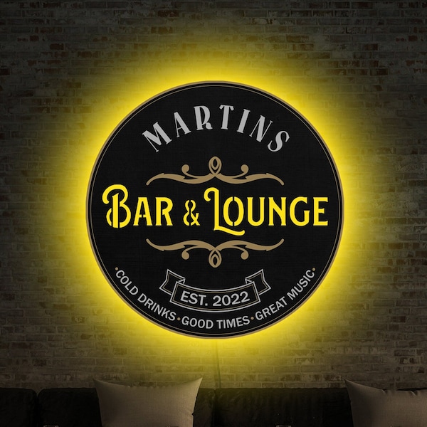 Custom Bar Sign - Etsy