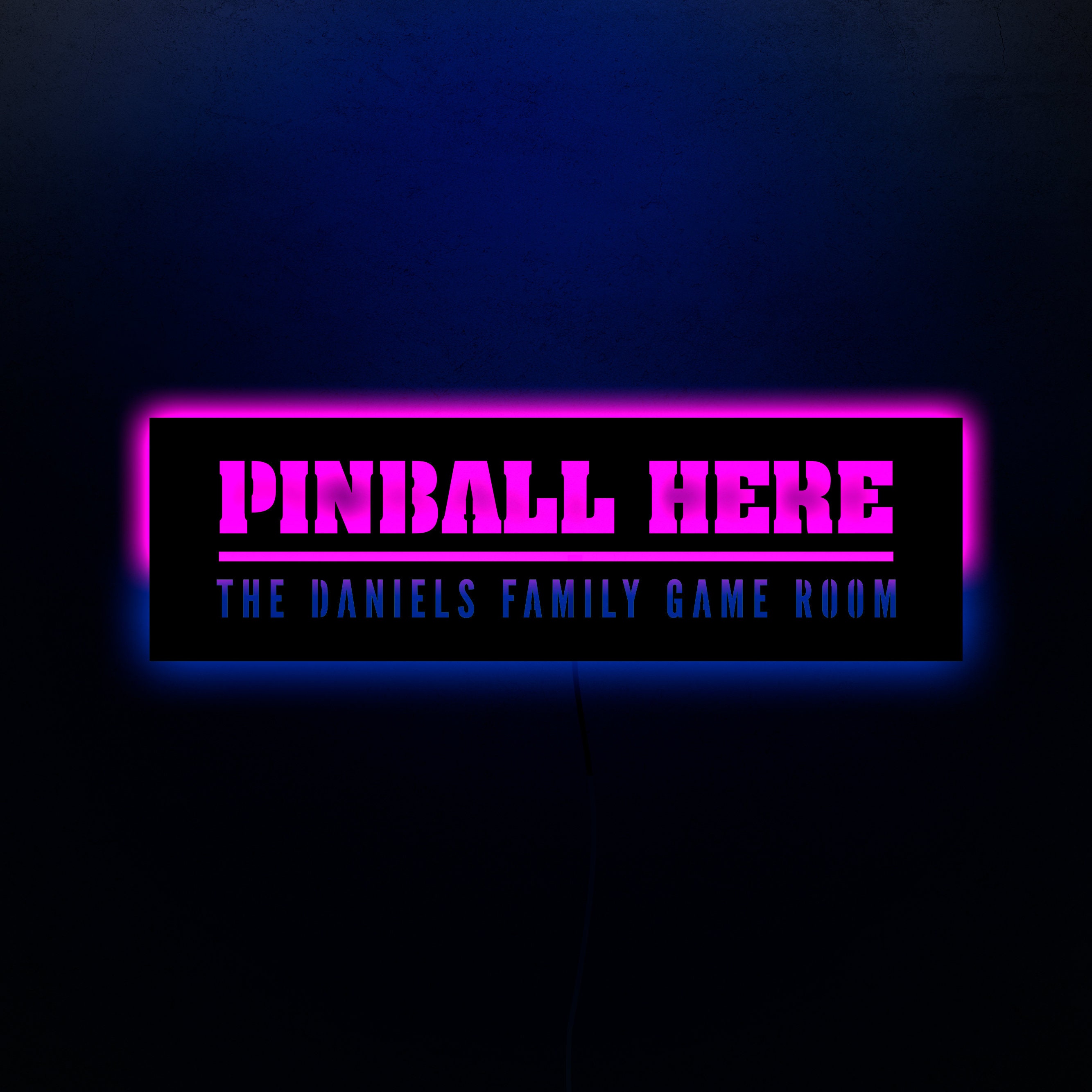 Pinball Neon Sign, Pinball Led Sign, Pinball Light, Pinball Here Sign ...