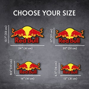 Red Bull Neon Sign, Red Bull Led Sign, Red Bull Logo, Red Bull Gift ...