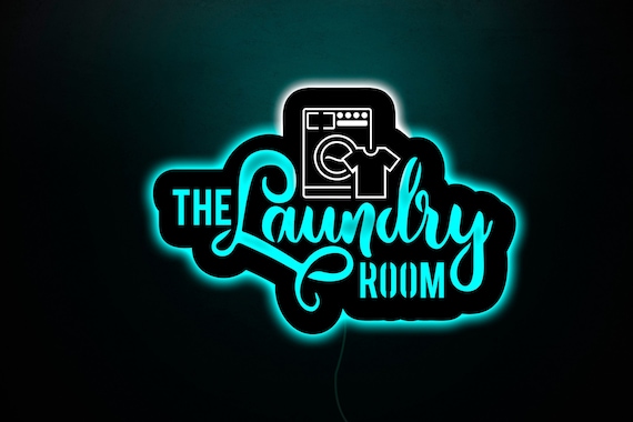 Laundry Led Sign Laundry Led Lights Laundry Led Lamp | Etsy