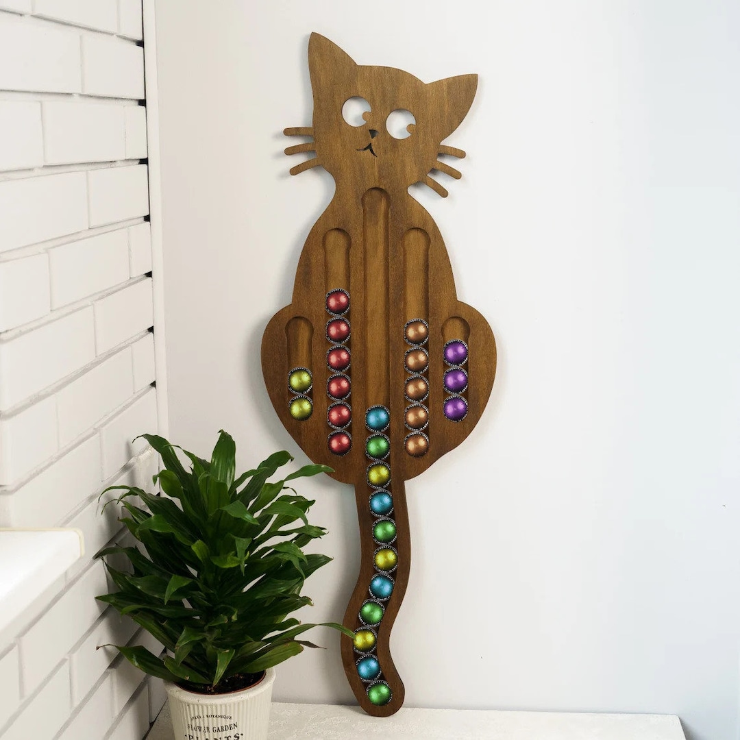 Nespresso Vertuo Pod Holder, Cat Coffee Pod Storage, Nespresso Pod ...