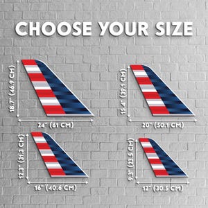 Custom Airline Tail Sign Lighted, Airline Tail Wall Art, Plane Tail ...