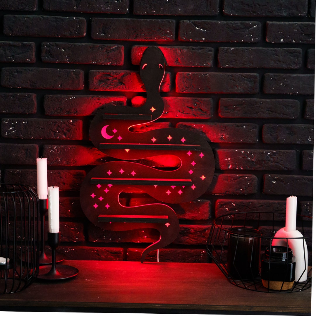 Snake Light Sign, Snake Led Light, Snake Wall Decor, Led Sign for ...