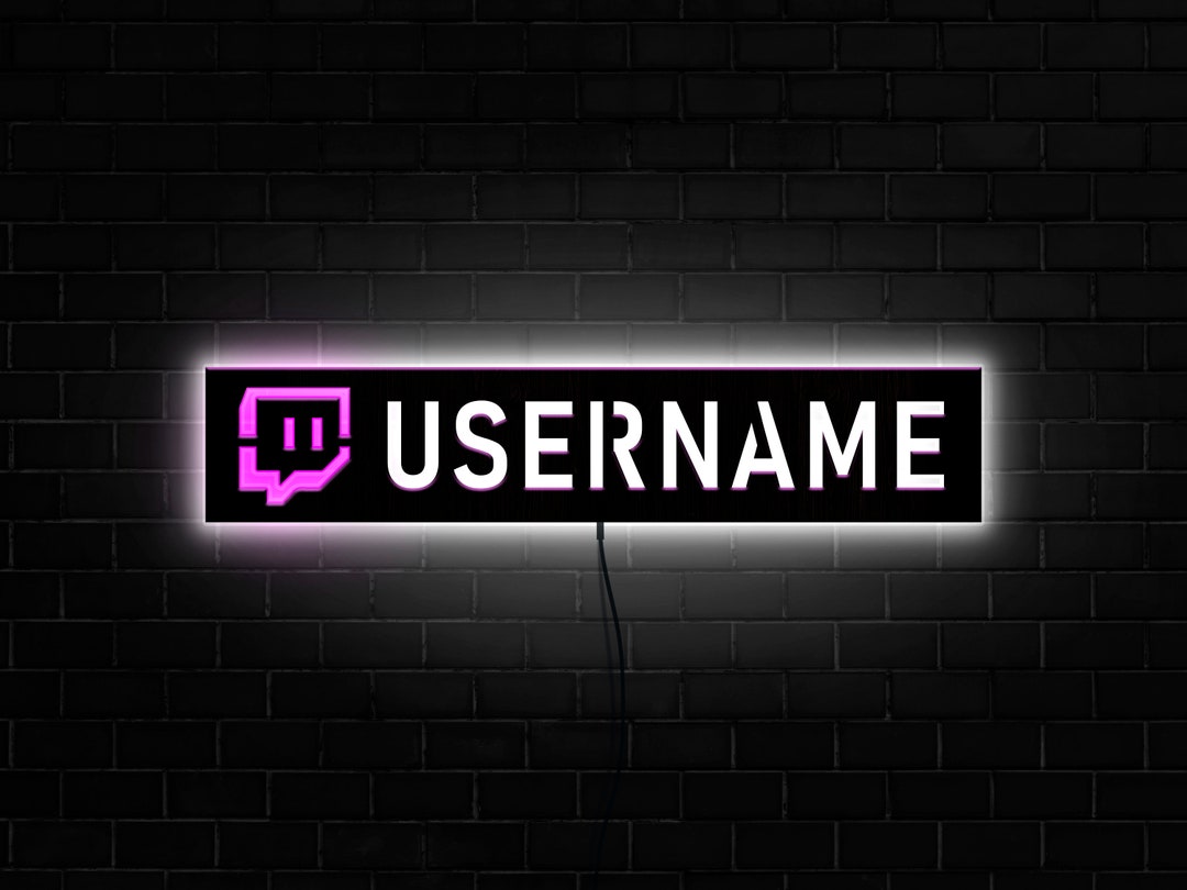 Gamer Tag for Twitch, Gamer Tag Neon Sign, Gamer Tag Led, Gamer Tag ...