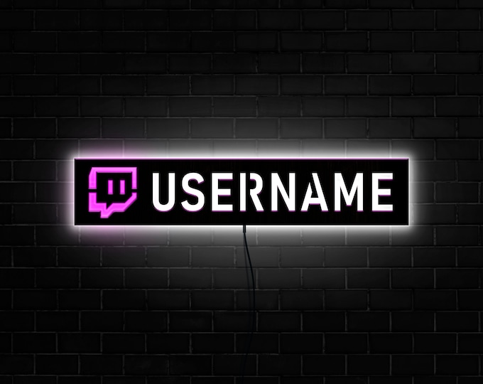 Gamer Tag for Twitch, Gamer Tag Neon Sign, Gamer Tag Led, Gamer Tag ...