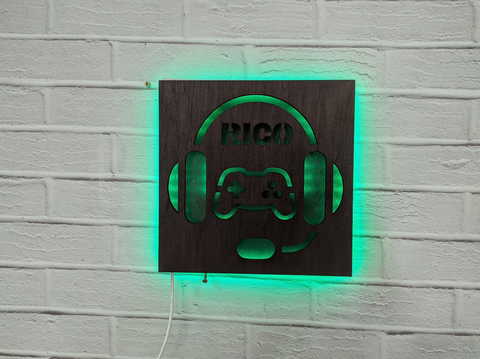 Gamer led sign Gaming decor led Gamer room led Playstation | Etsy