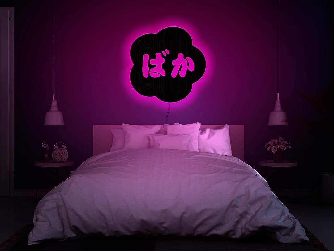 Anime Led Light, Anime Led Sign, Neon Sign Anime, Baka LED Sign, Anime ...