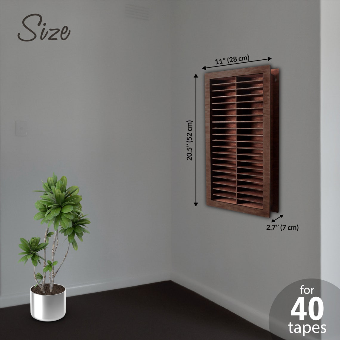 Cassette Organizer Shelf, Code Cassette, Cassette Tape Cabinet ...