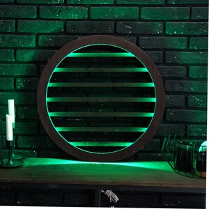 Shelves With Lighting, Shelves With Led, Circle Shelves, Collectibles ...