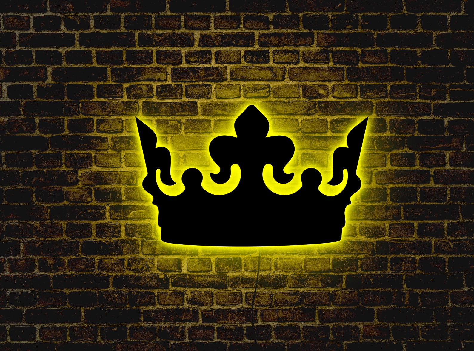Crown Led Sign Crown Led Light Crown Neon Sign Crown Night | Etsy