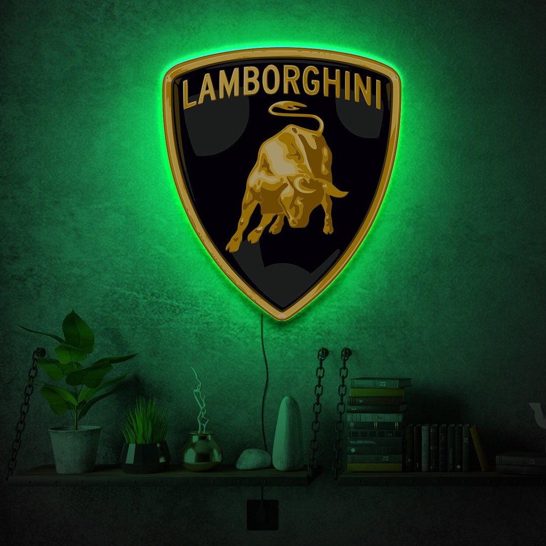 Lamborghini Neon Sign, Lamborghini Led Sign, Lamborghini Logo ... Lamborghini Neon Sign, Lamborghini Led Sign, Lamborghini Logo ...