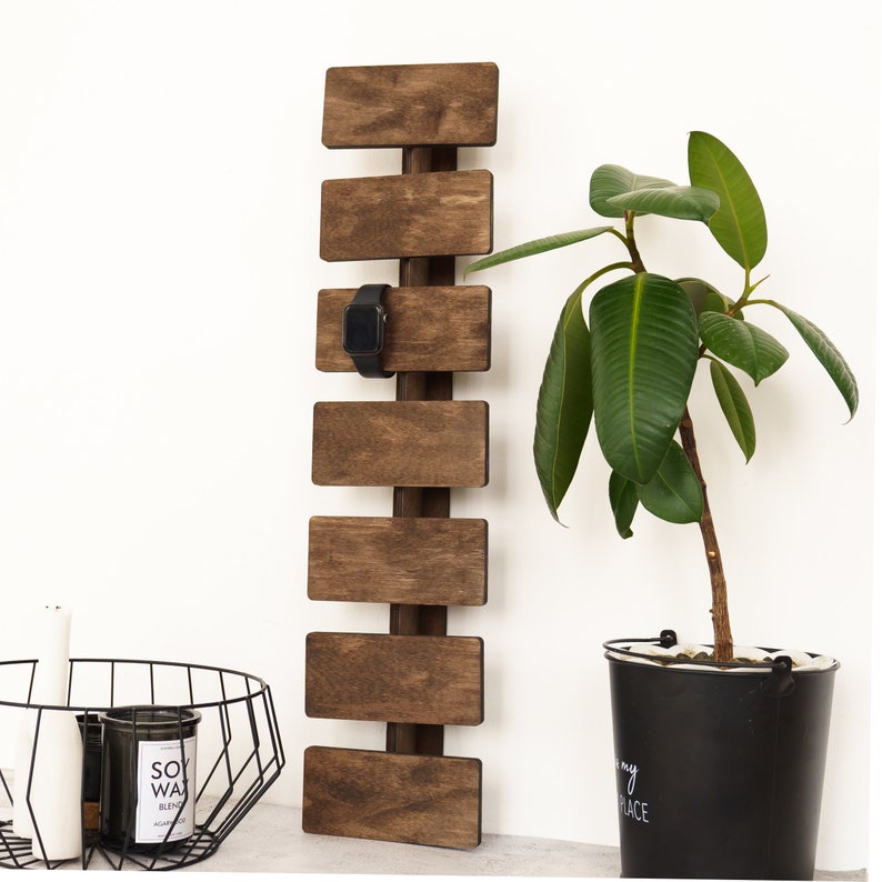 Wood Watch Holder, Watch Wall Display, Watch Storage Wall, Watch Holder ...