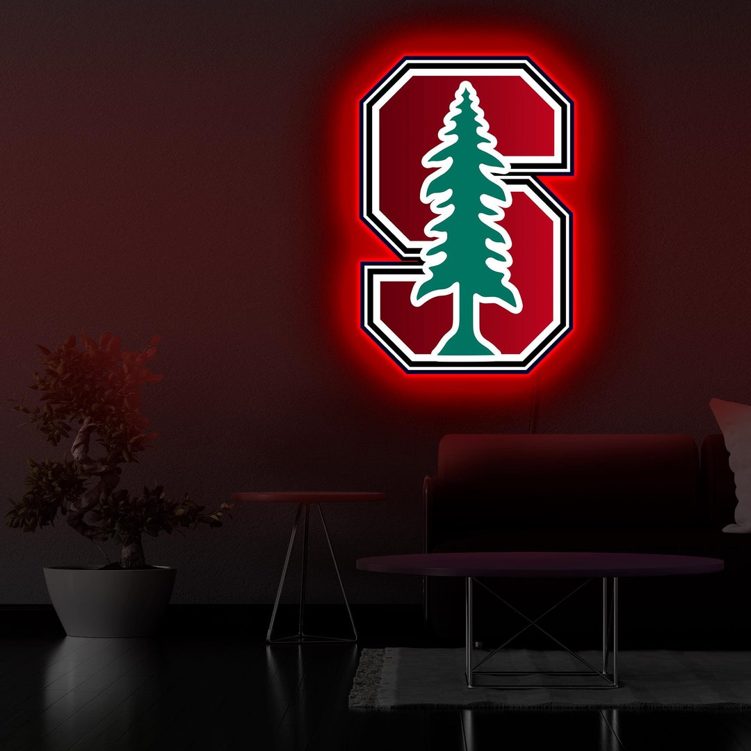 Stanford University Neon Sign, Stanford Cardinal Sign, Stanford ...