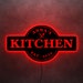Kitchen Neon Sign Kitchen Name Sign Kitchen Led Sign - Etsy