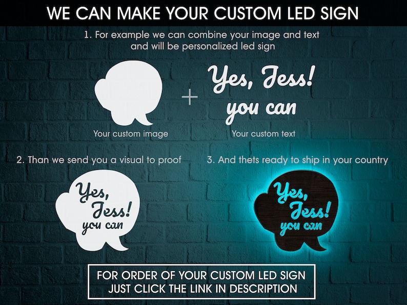 Custom Lighted Sign, Personalized Bbq Sign LED, Grilling Lighted Sign ...