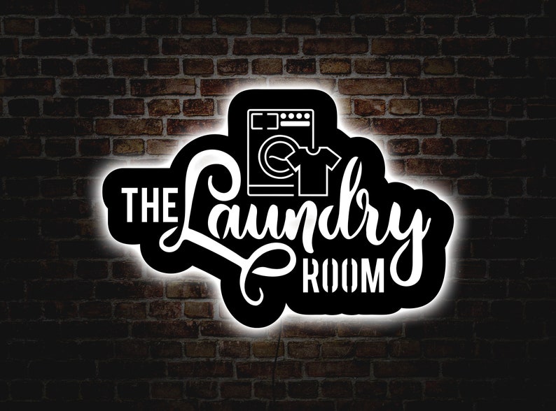 Laundry Led Sign Laundry Led Lights Laundry Led Lamp | Etsy