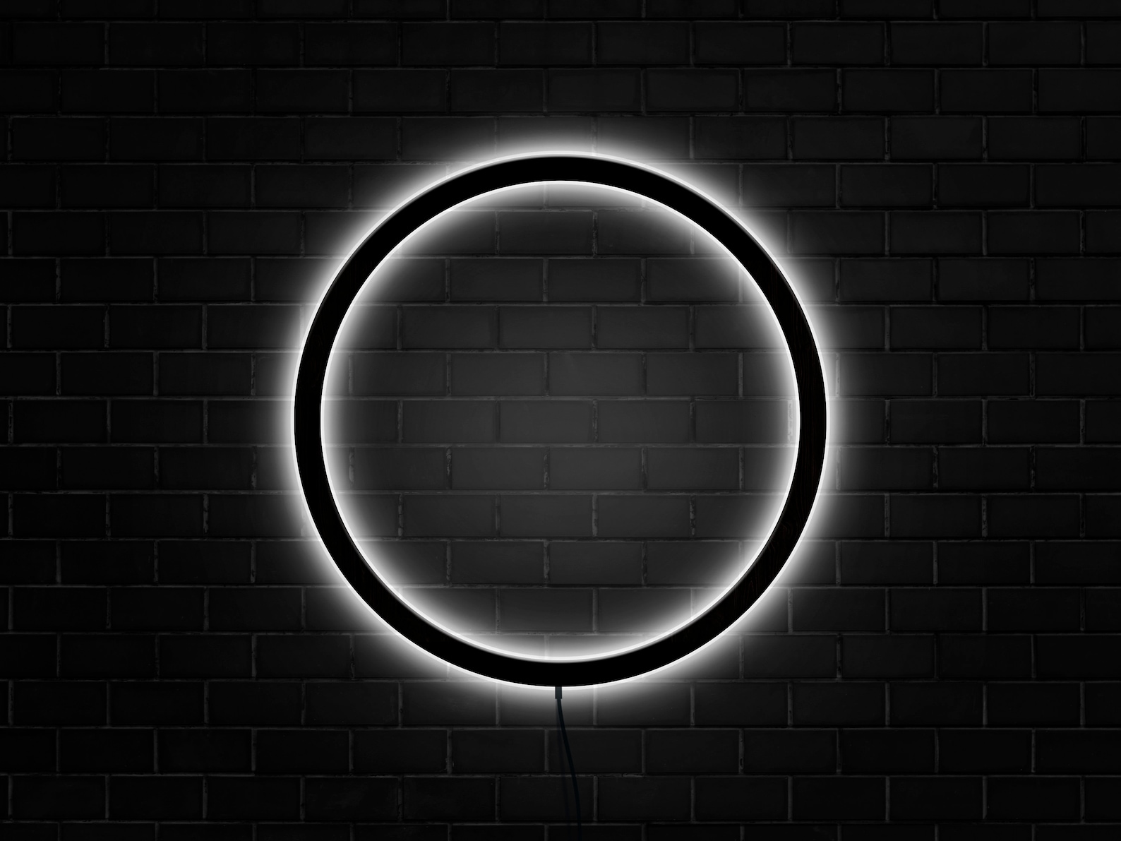 Circle Led Light Circle Led Neon Sign Circle Neon Light | Etsy Canada