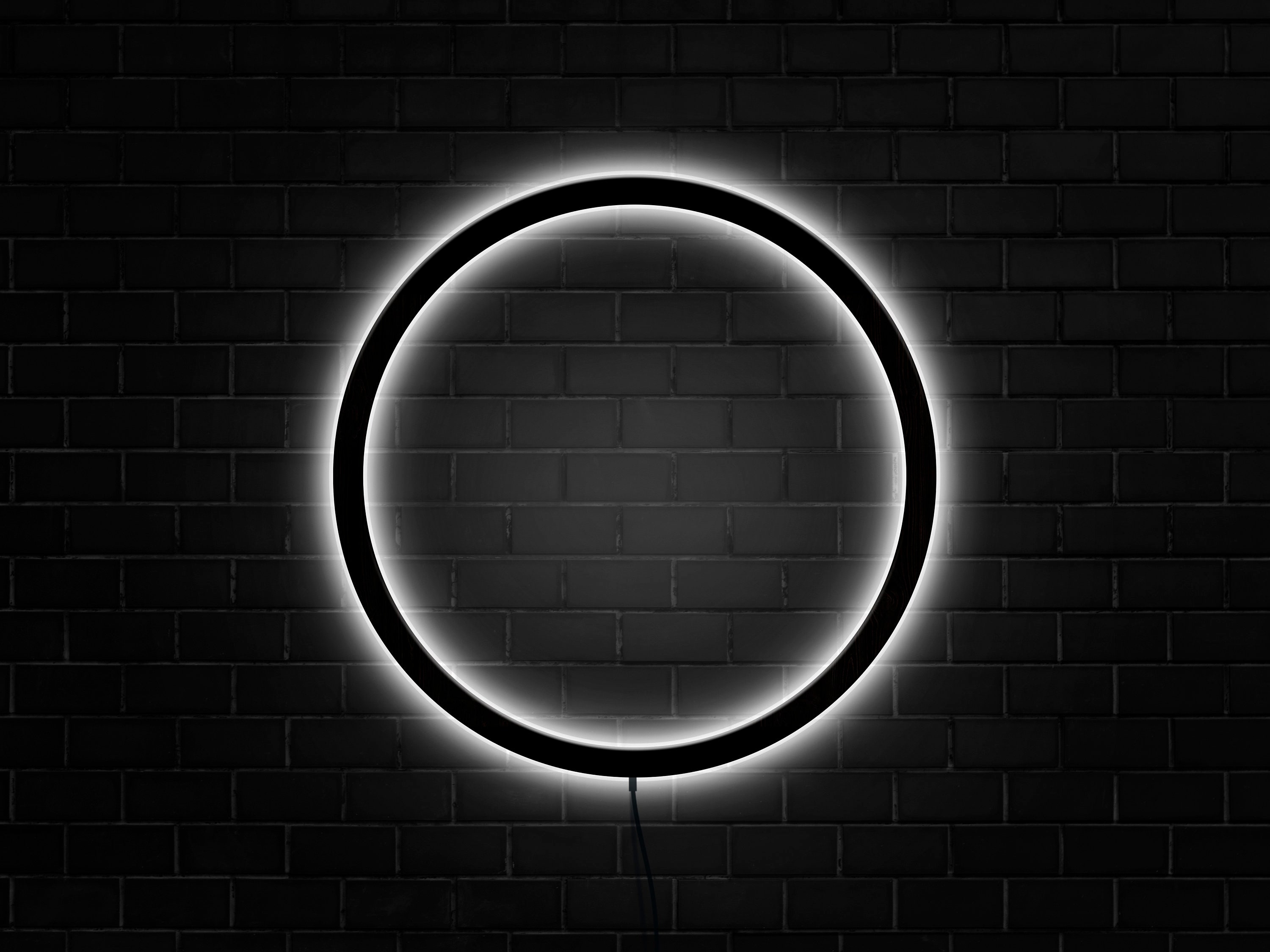 Circle Led Light Circle Led Neon Sign Circle Neon Light | Etsy Canada