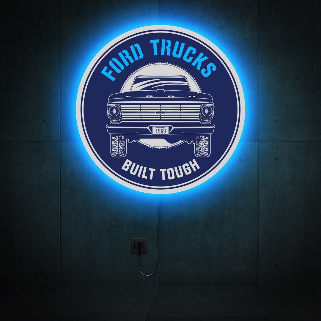 Ford Truck Neon Sign, Ford Light Sign, Ford Led Sign, Ford Gift, Car ...