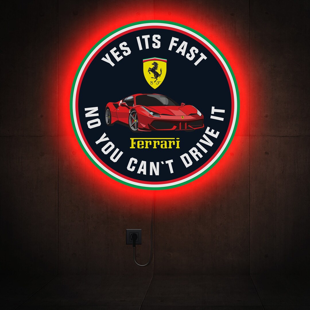 Car Neon Sign, Car Led Sign, Car Logo Sign, Car Light Sign, Kids Room ...