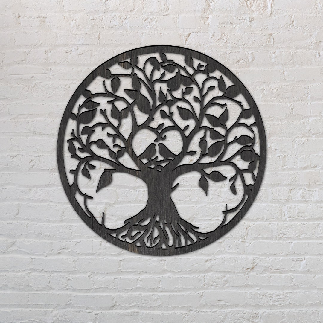 Tree of Life Wood Wall Art, Tree of Life Birds, Tree of Life With Birds ...