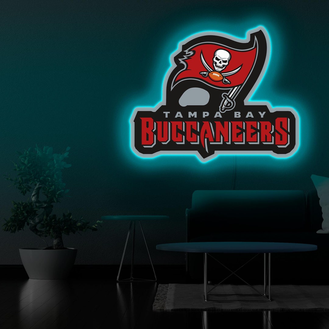 Tampa Bay Buccaneers Neon Sign, Tampa Bay Buccaneers Logo, Buccaneers ...