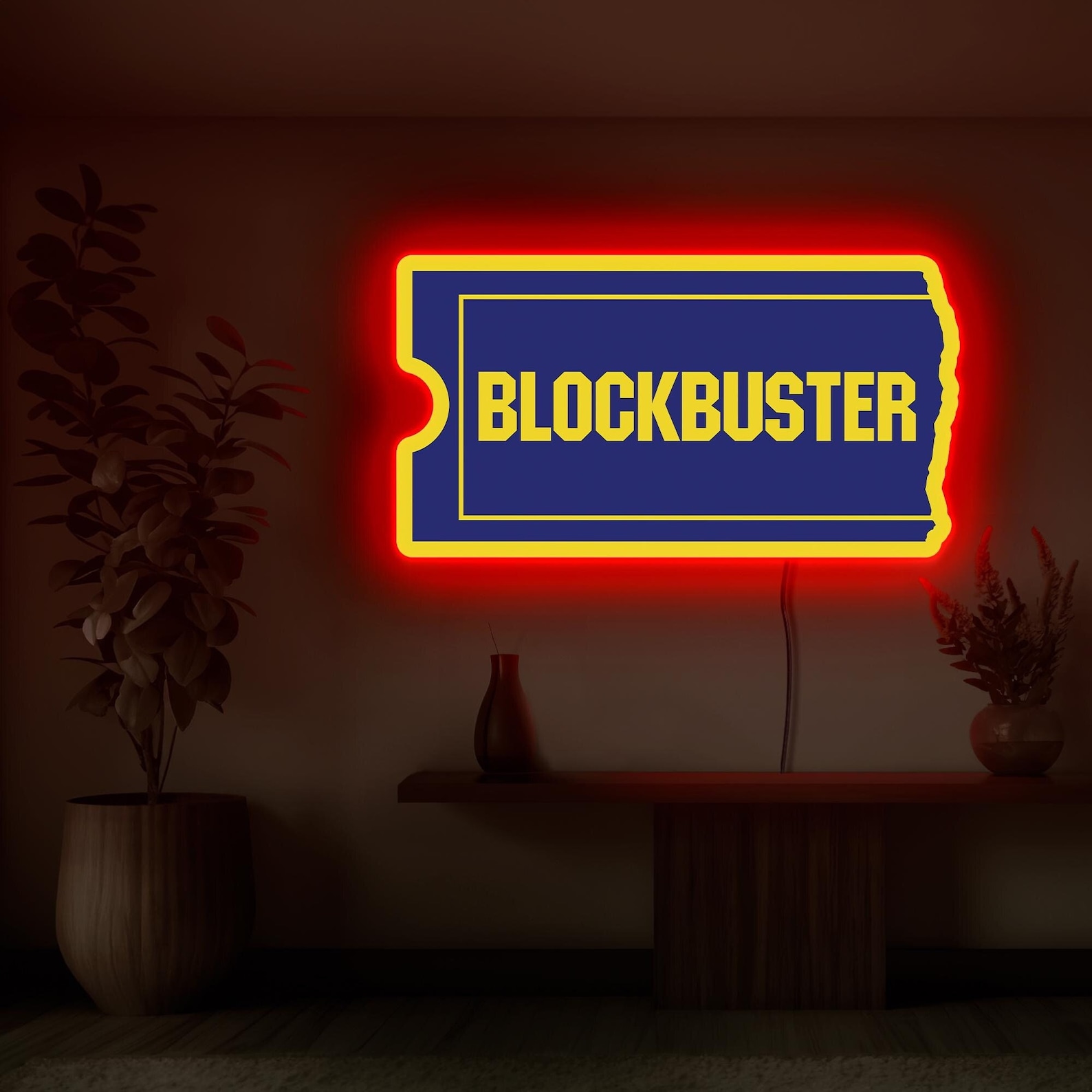 Blockbuster Led Sign, Blockbuster Logo, Blockbuster Neon Sign, Home ...