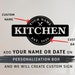 Kitchen Neon Sign Kitchen Name Sign Kitchen Led Sign - Etsy