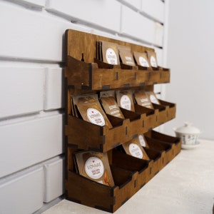 Tea Bag Organizer Countertop, Tea Bag Display Holder, Tea Bag Storage ...