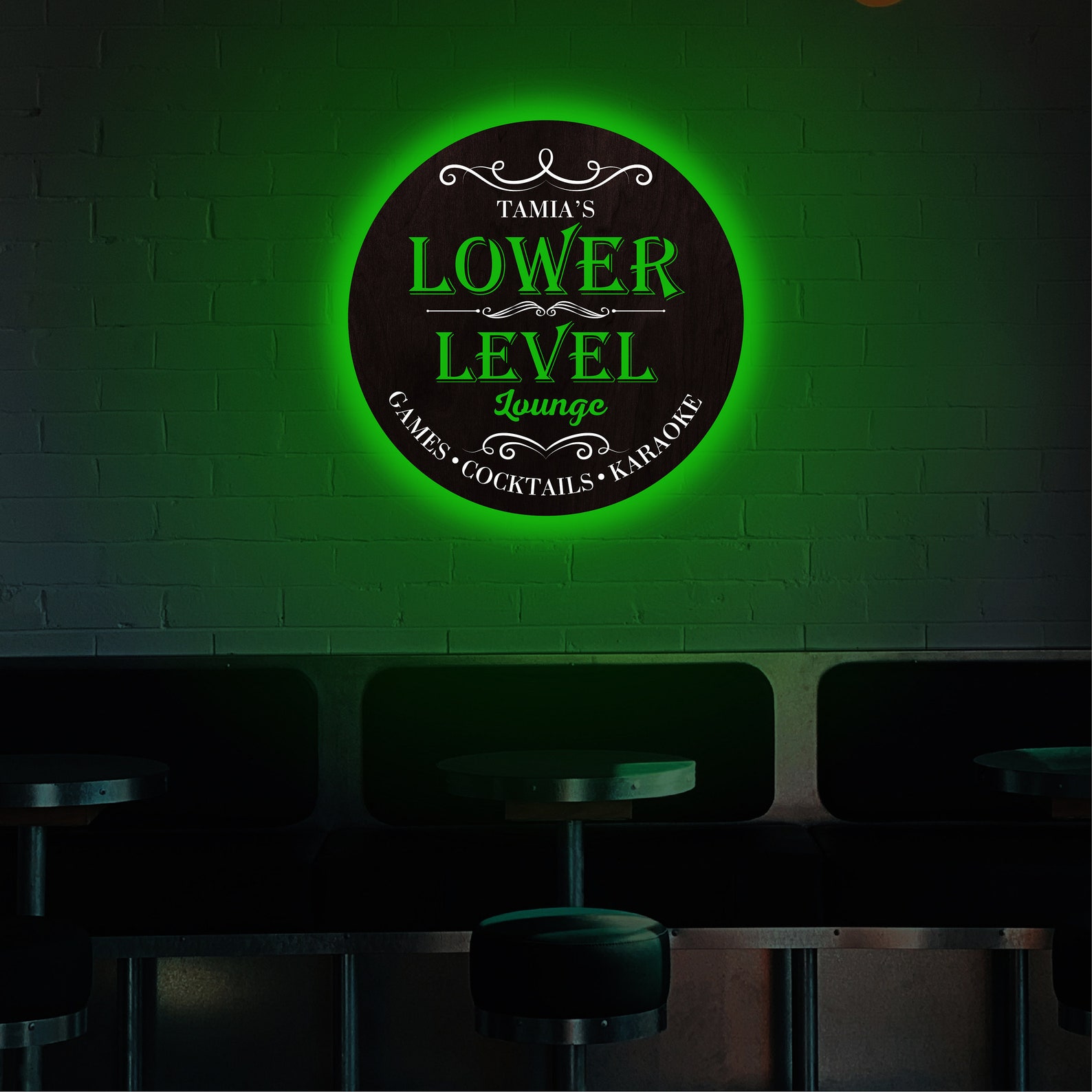 Custom Bar Led Sign, Bar Neon Sign Custom, Custom Logo Led Sign, Bar ...