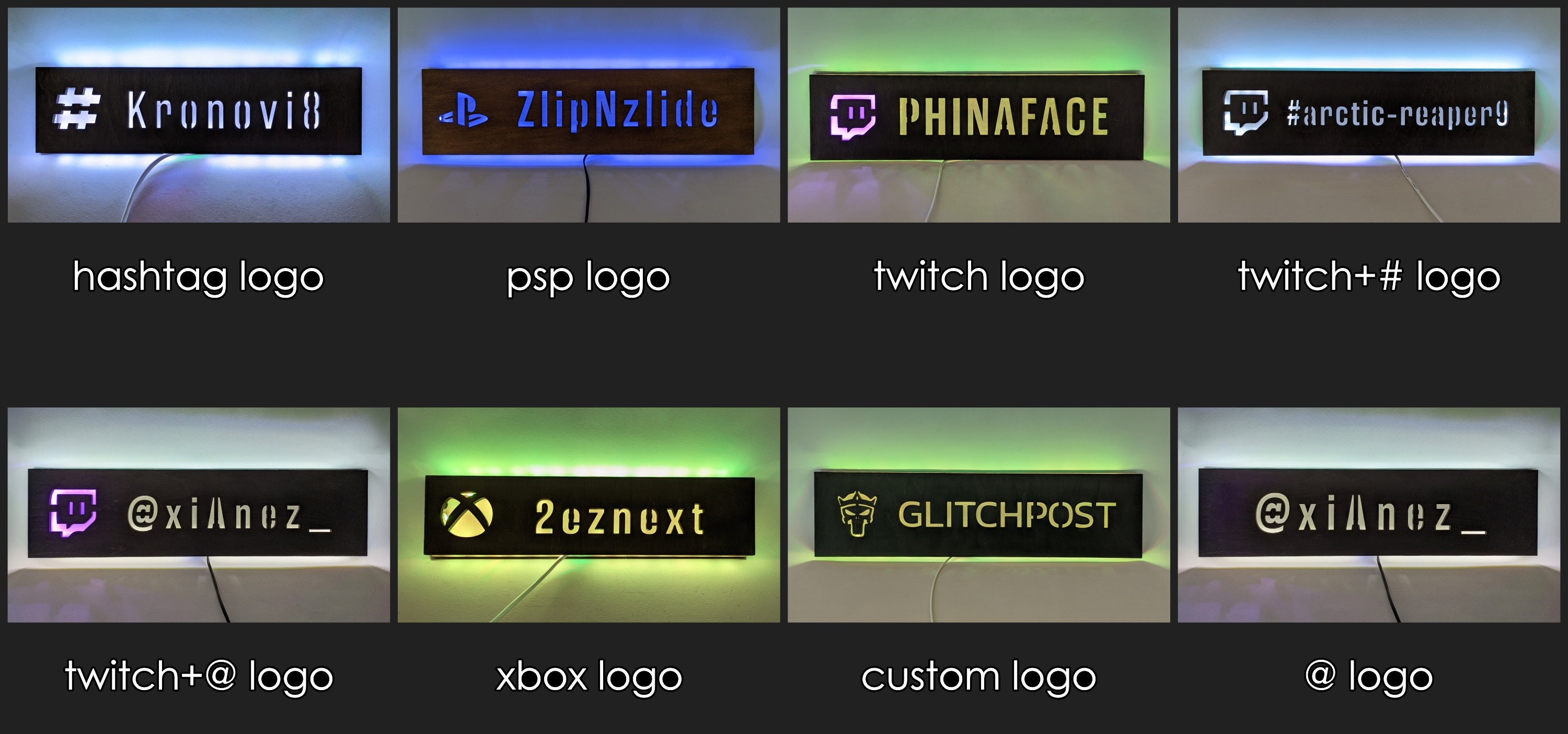 Gamer Tag for Twitch Gamer Tag Neon Sign Gamer Tag Led - Etsy Canada