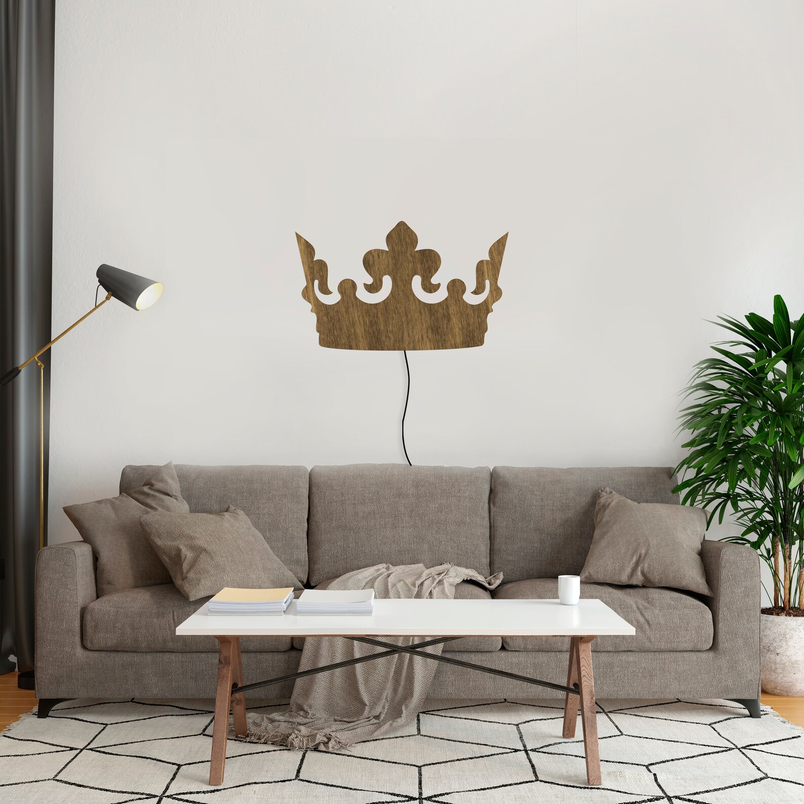 Crown Led Sign Crown Led Light Crown Neon Sign Crown Night - Etsy