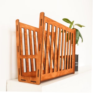 Magazine Organizer Magazine Holder Wood Home Office Decor - Etsy