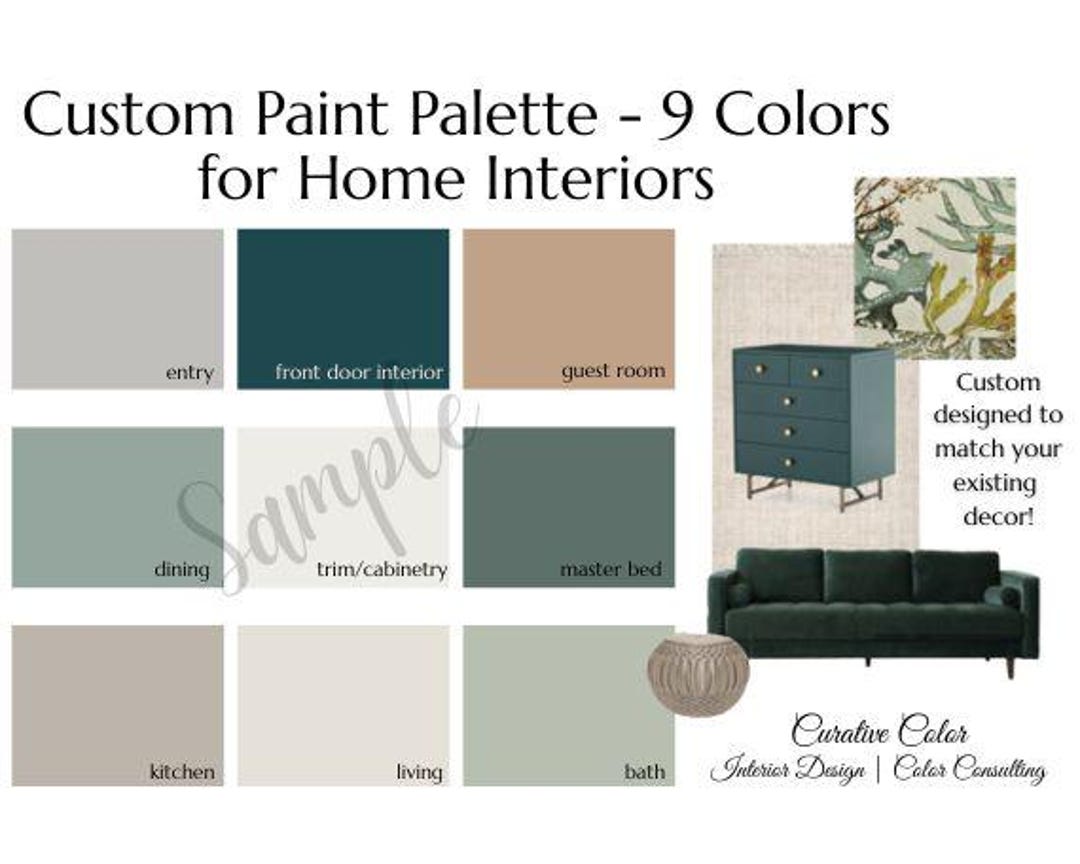 Custom Home Decor Paint Color Palette Help: Interior Design ...