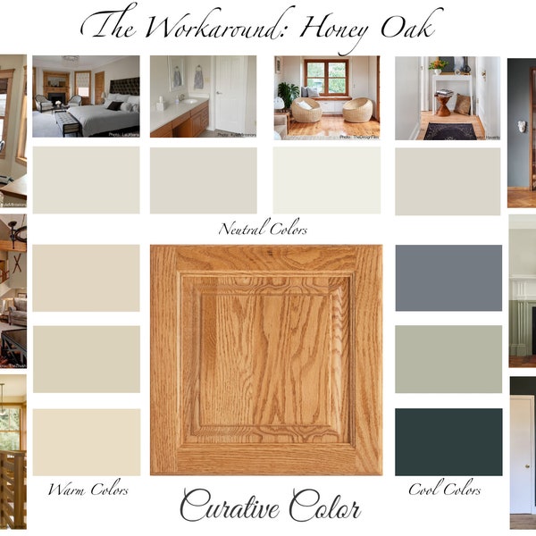 Honey Oak Paint Palette - Etsy