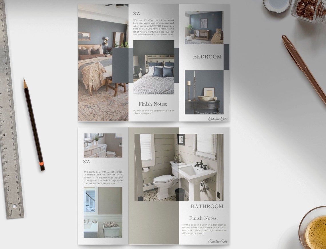 Rich and Romantic SHERWIN WILLIAMS Interior Color Palette - Etsy