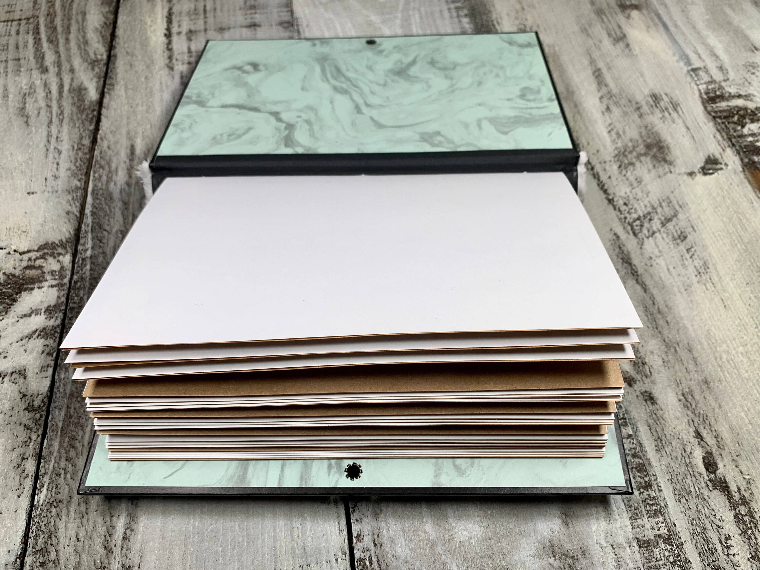 Blank Unlined Journal | Notebook | Diary | Daybook | Plain Kraft Paper ...