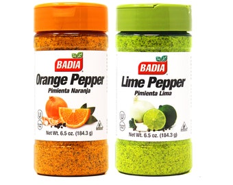 Combo Badia Orange & Lime Pepper Seasoning Powder 6.5oz Each - Etsy
