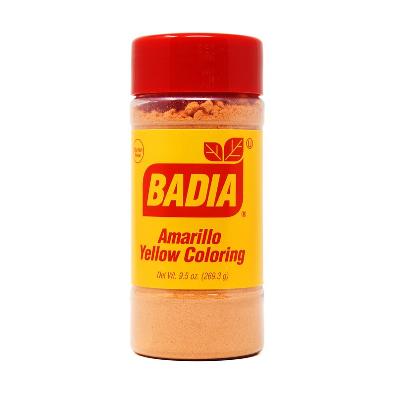 9.5 Oz Bottle Badia Yellow Coloring Powder/ Gluten Free Kosher - Etsy