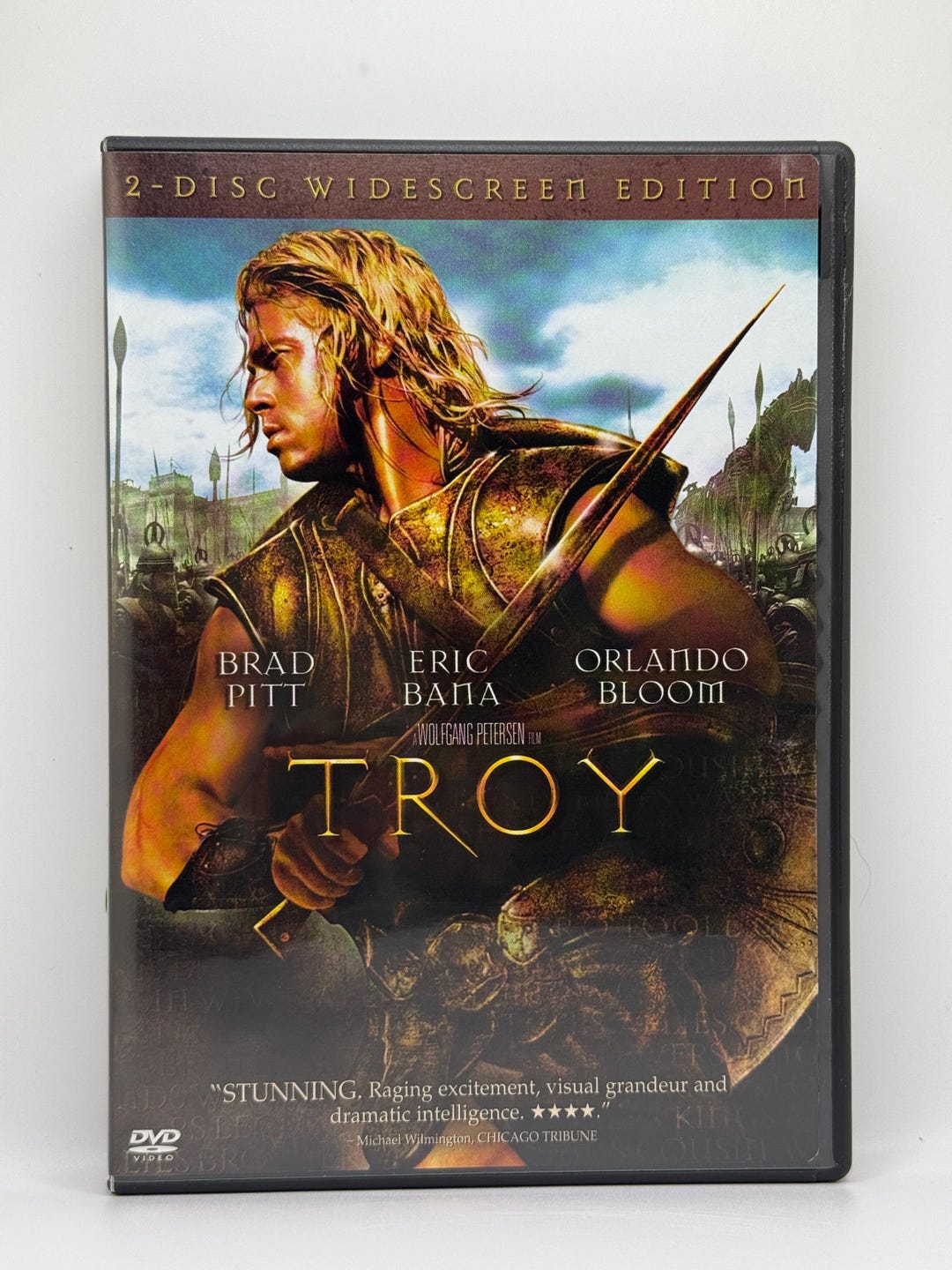 Troy 2004 DVD Starring Brad Pitt Orlando Bloom, Two Disc Wide Screen ...